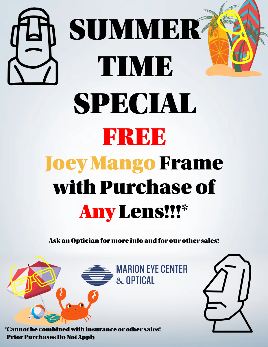 Special Offers | Marion Eye Center & Optical Illinois | Missouri